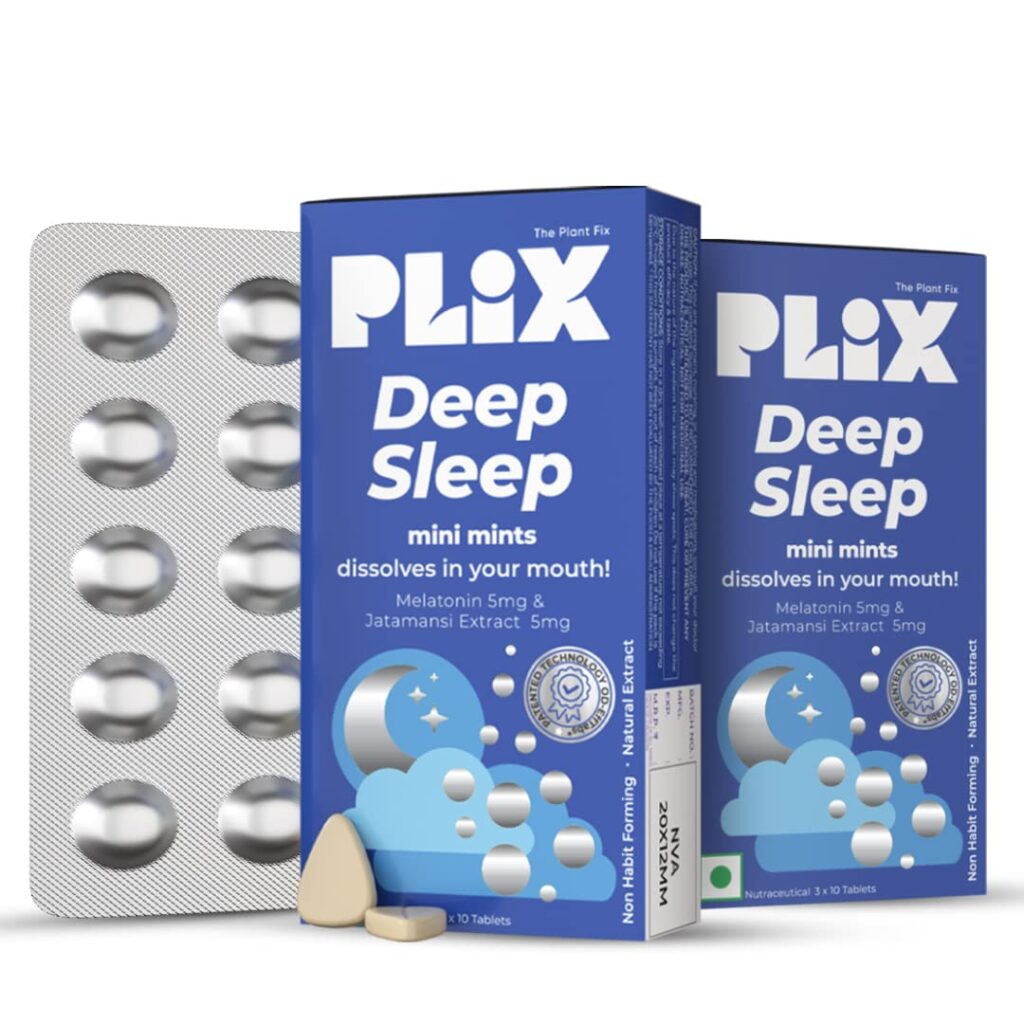 Deep Sleep Melatonin Oral Dissolving Mini Mints To Get Sleep In 30 Minutes Plix Life Meddrop